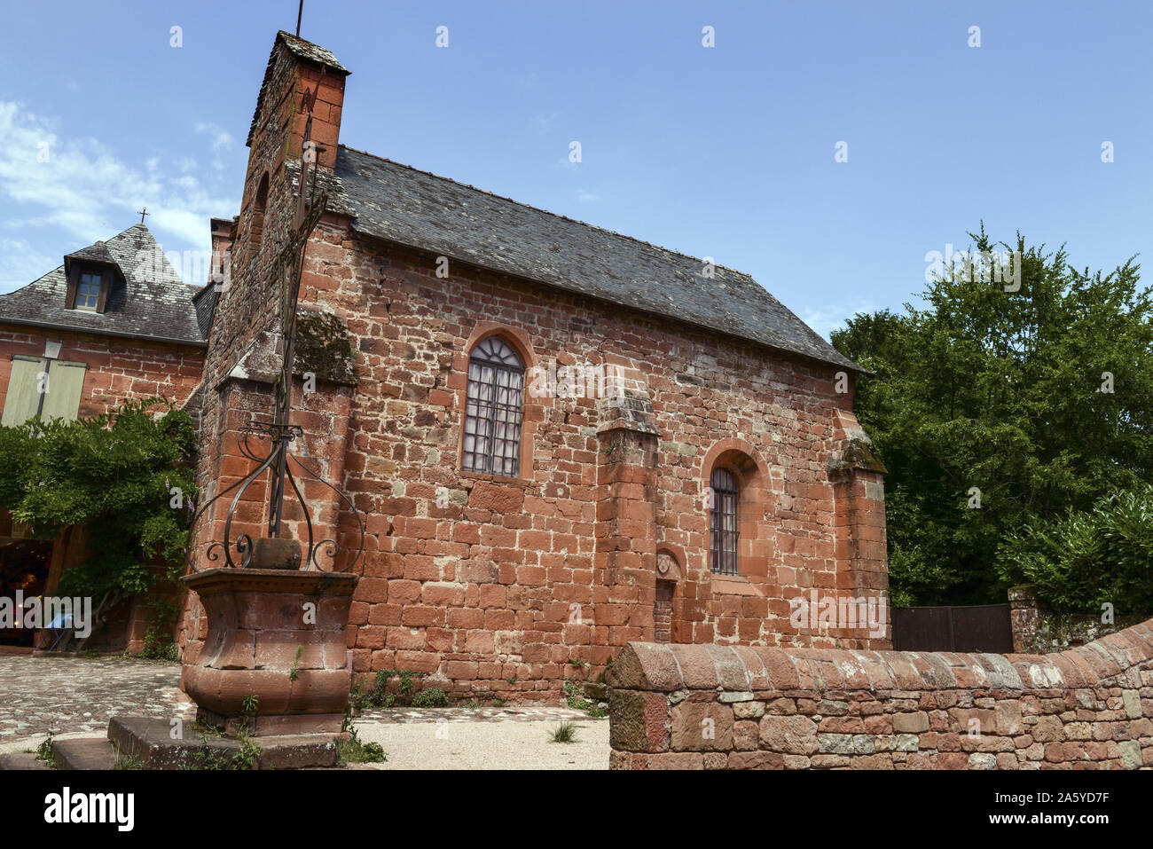 Europe, France Collonges La Rouge, 2018 : Collonges-la-Rouge proudly ...