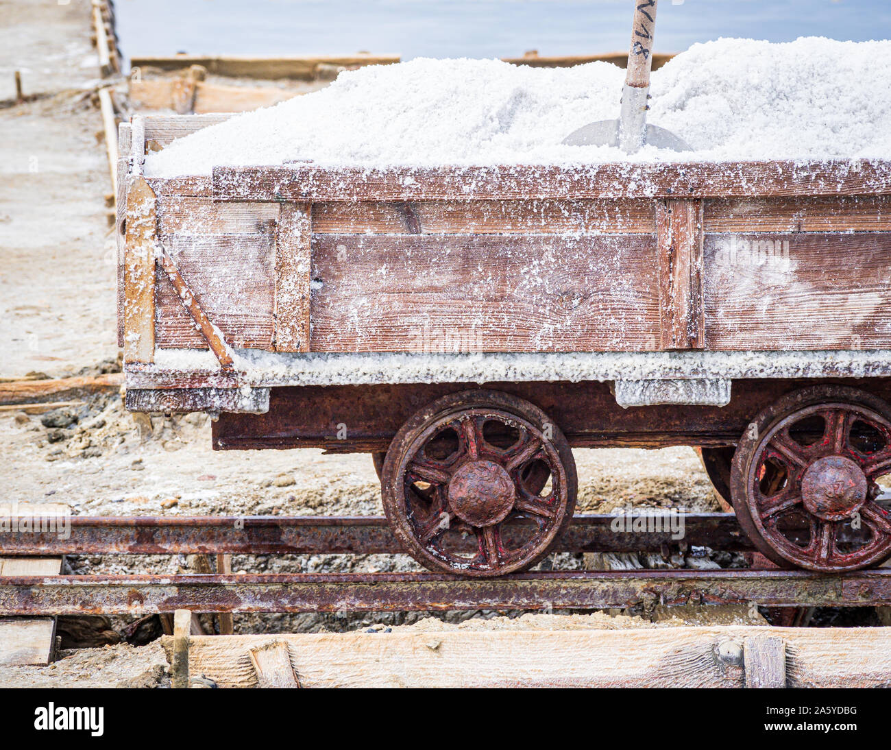 Piran Salt pans Slovenia Stock Photo - Alamy