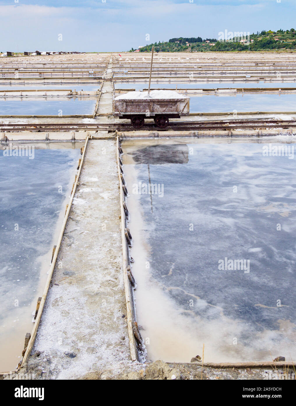 Piran Salt pans Slovenia Stock Photo - Alamy
