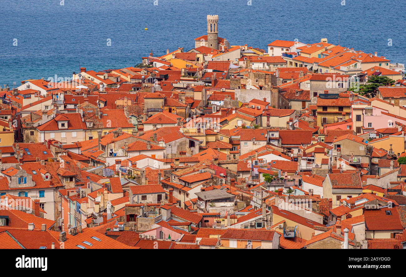 Rooftops view sea hi-res stock photography and images - Alamy