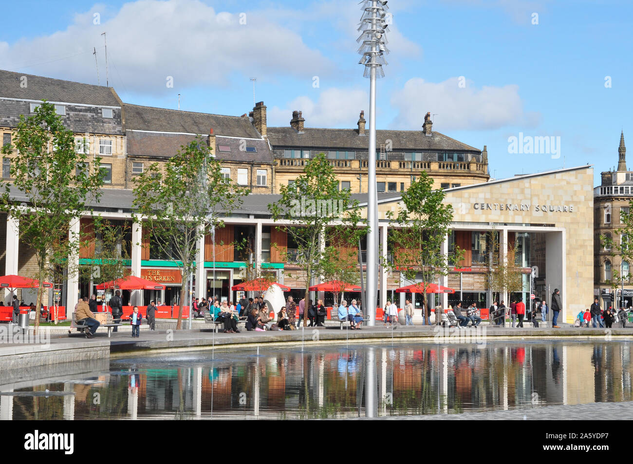 Centenary Square, Bradford 2 Stock Photo - Alamy
