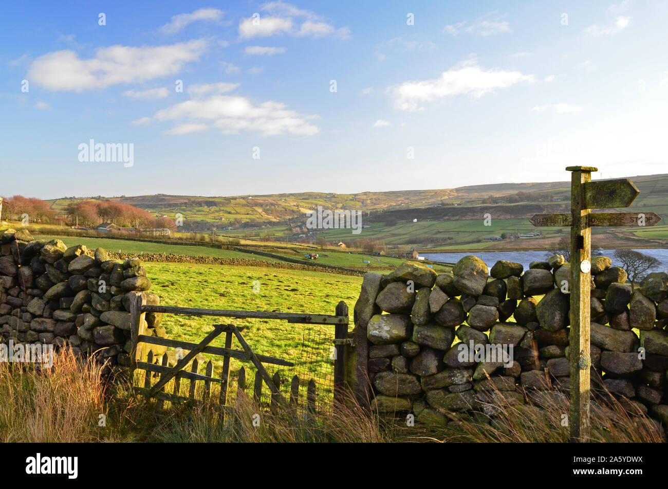 Bronte country moors reservoir hi-res stock photography and images - Alamy
