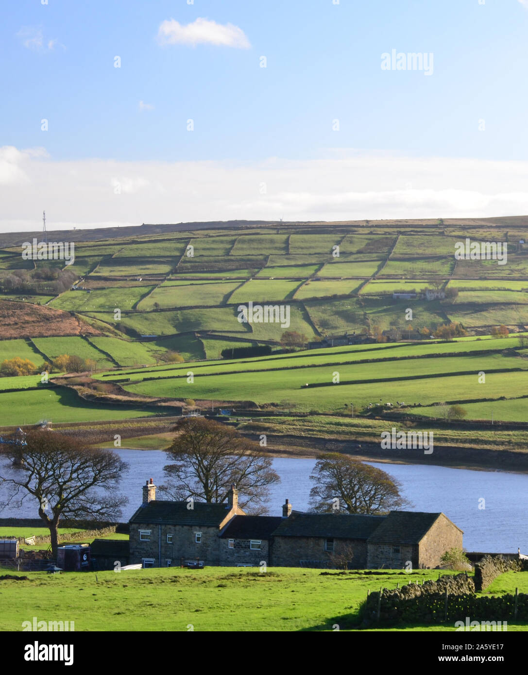 Reservoir at oxenhope hi-res stock photography and images - Alamy