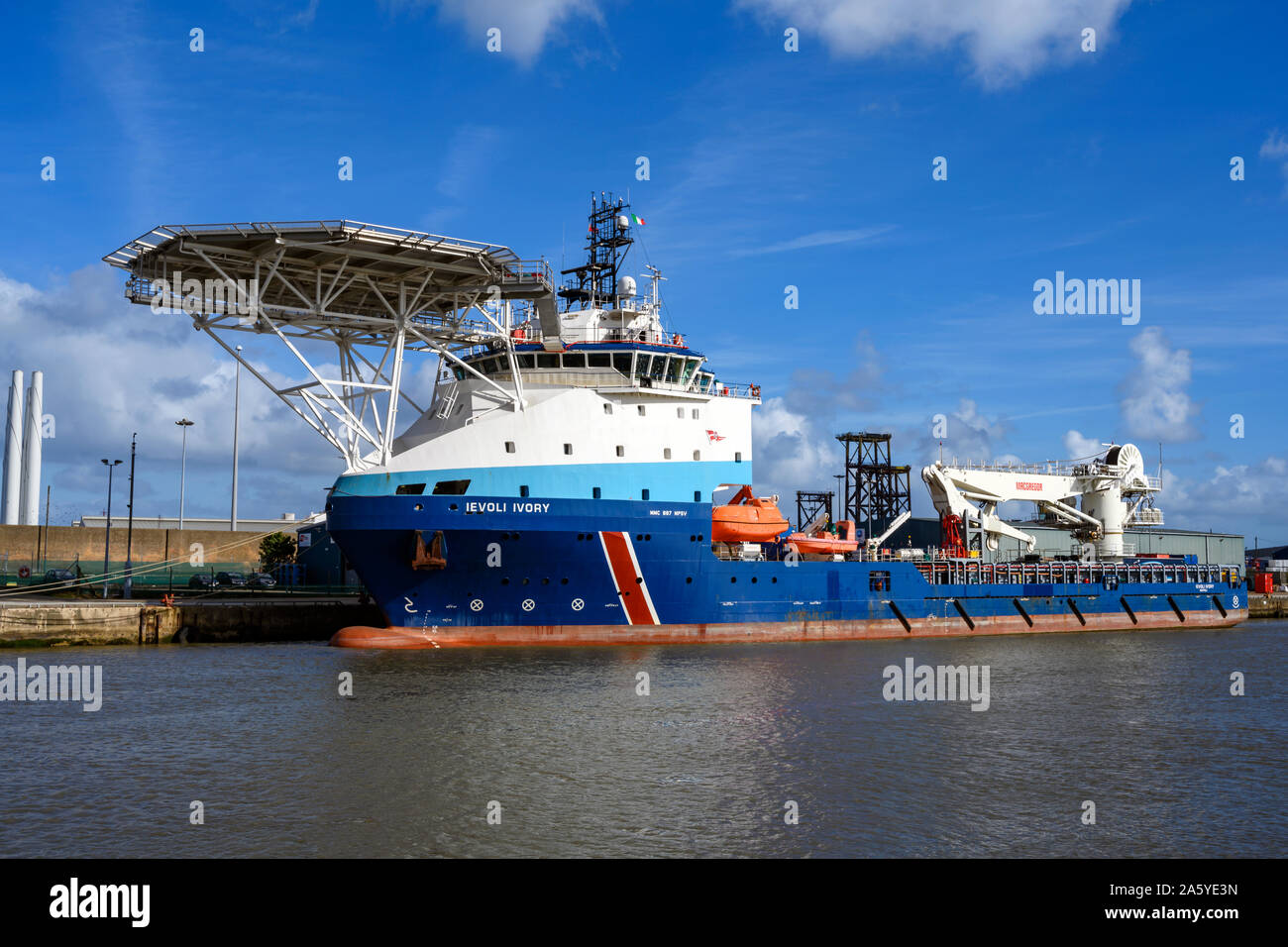 Ievoli ivory north sea supply ship hi-res stock photography and images ...