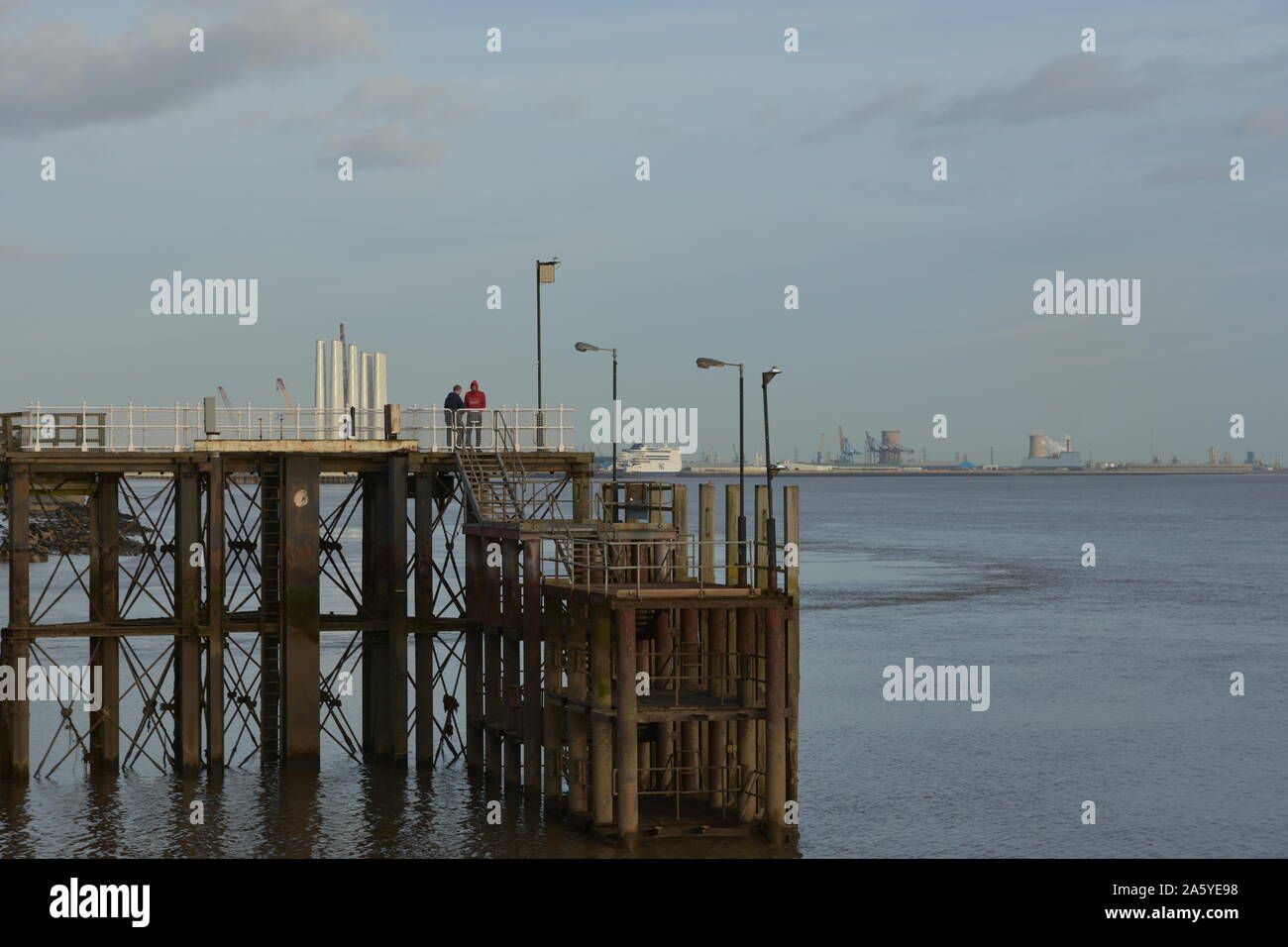 Minerva Pier, Hull, Humberside Stock Photo - Alamy