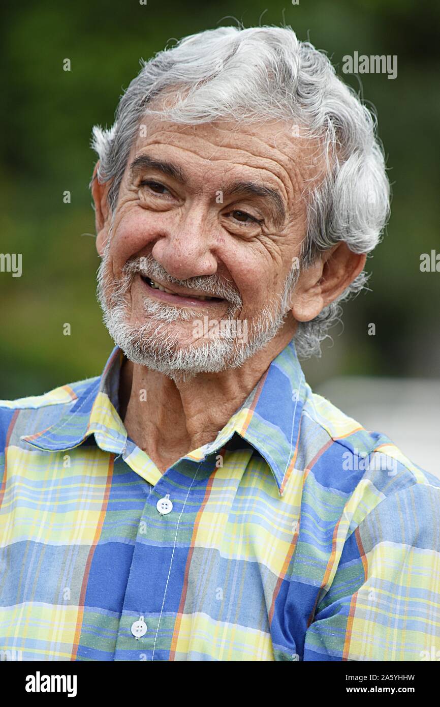 Happy Senior Male Stock Photo - Alamy