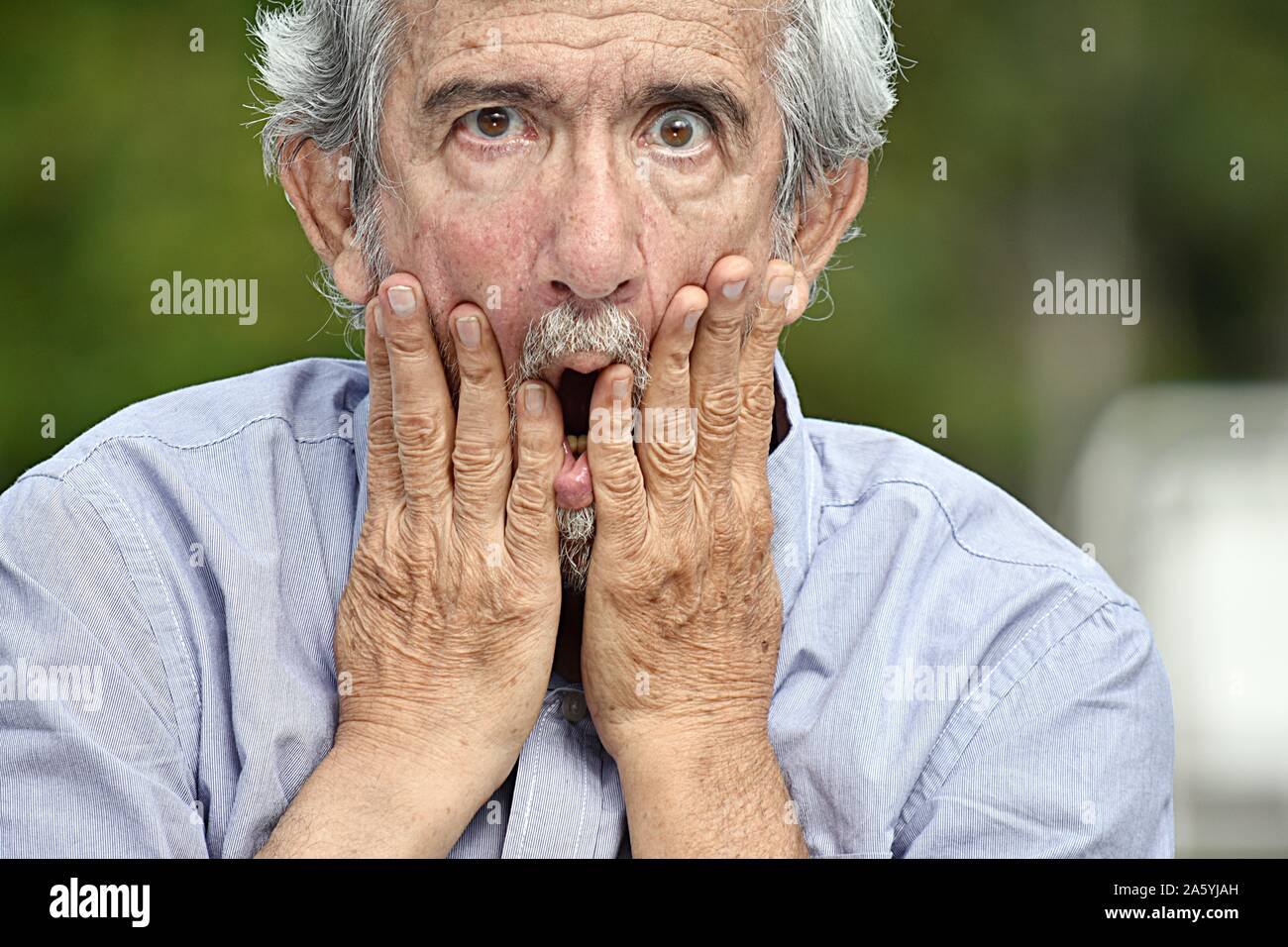Startled Minority Person Stock Photo - Alamy