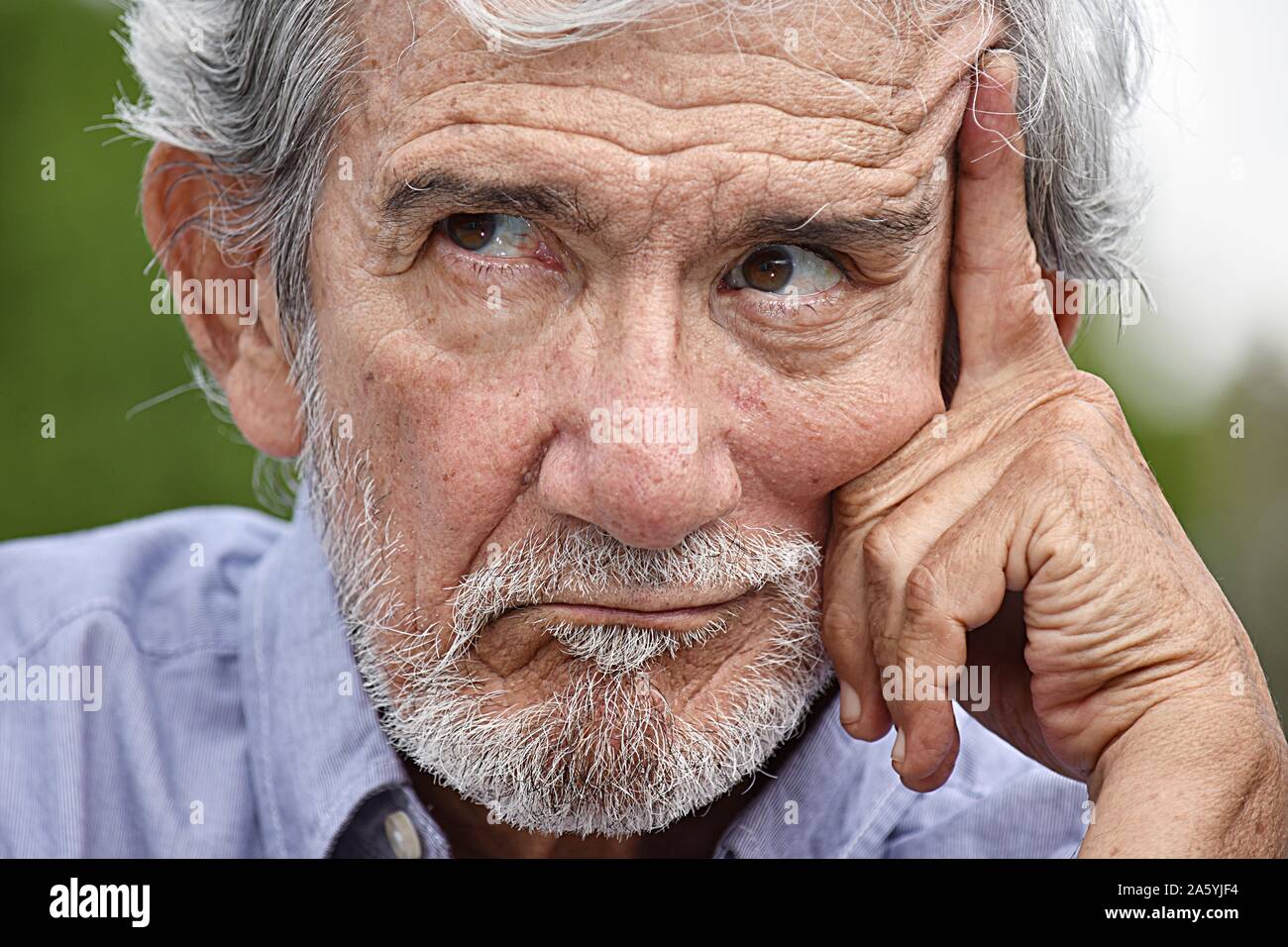An Adult Male Decision Making Stock Photo - Alamy