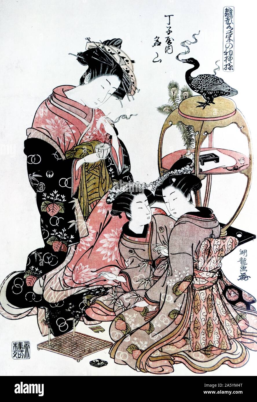 Japanese painting of 18th century hi-res stock photography and images ...