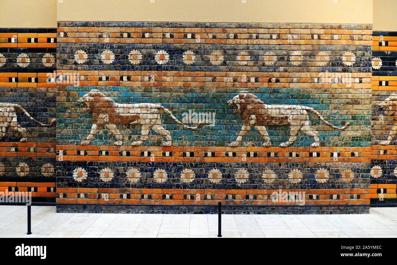 Babylon plus details showing palms hi-res stock photography and images ...