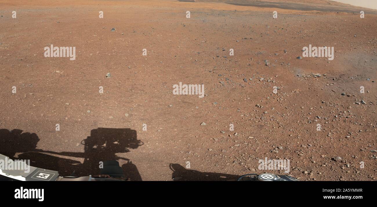 This color panorama shows a 360-degree view of the landing site of NASA ...