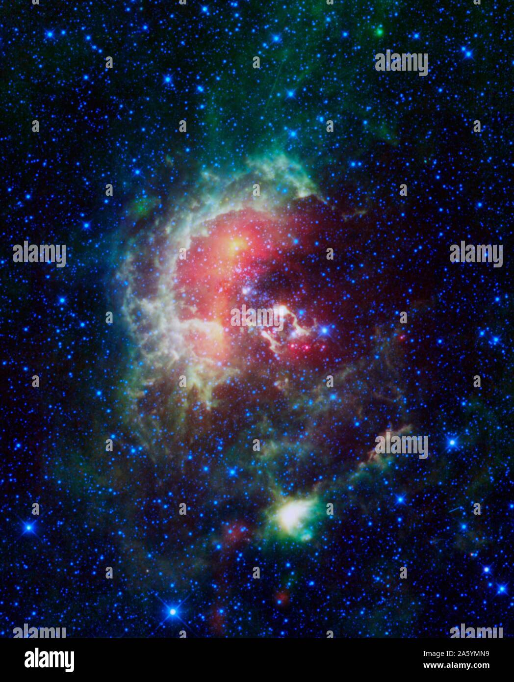 Auriga Nasa Is Space On FIRE? NASA's Spitzer Telescope Captures A