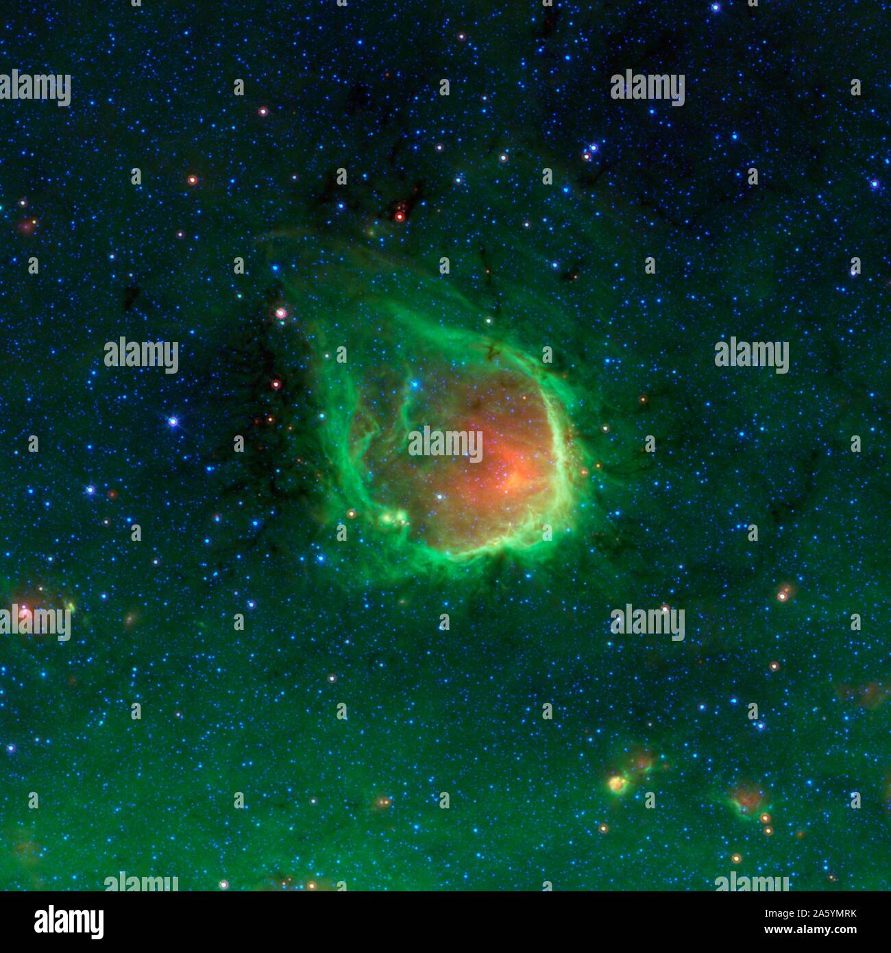 Named RCW 120, this region of hot gas and glowing dust can be found in ...
