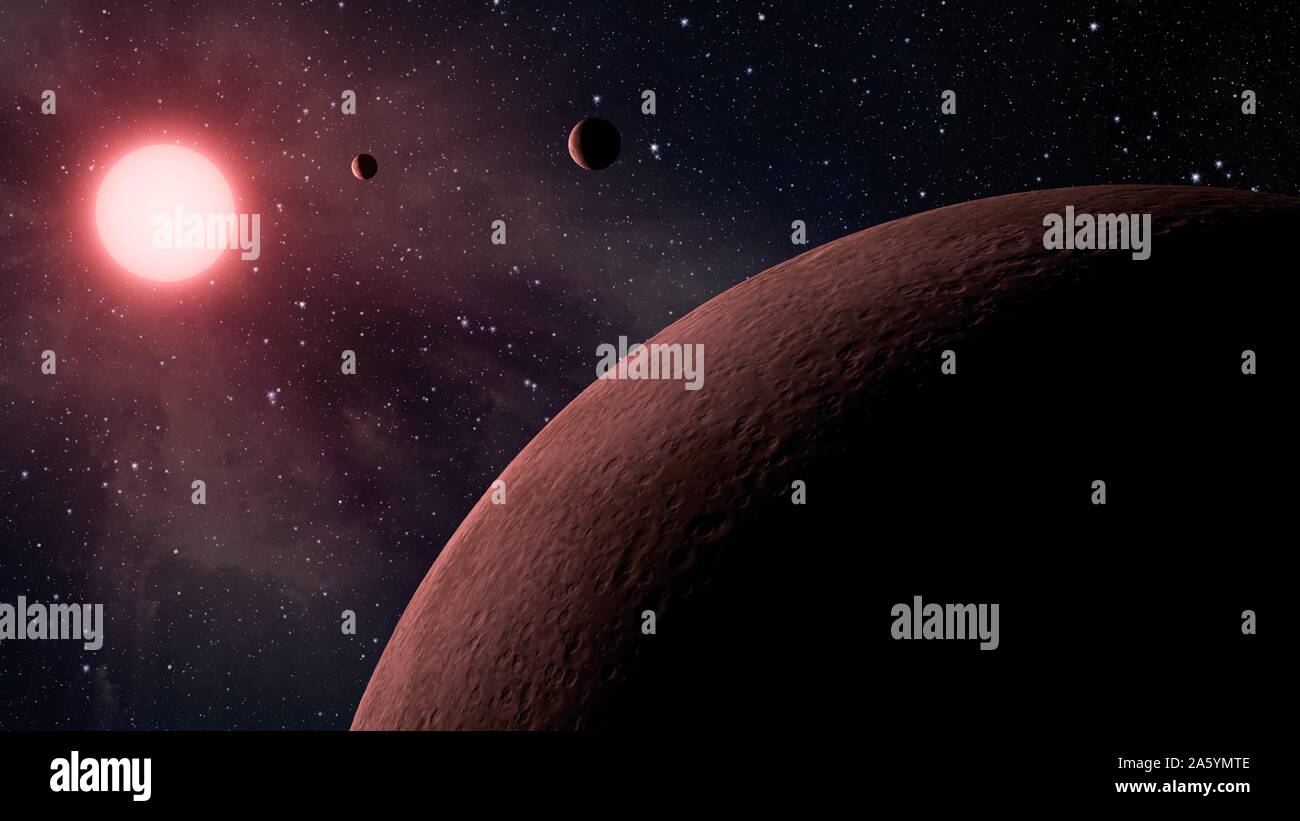 This artists concept depicts a system hi-res stock photography and ...