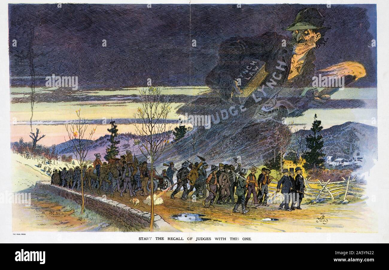 Start the recall of judges with this one 1912. Puck Cartoon showing ...