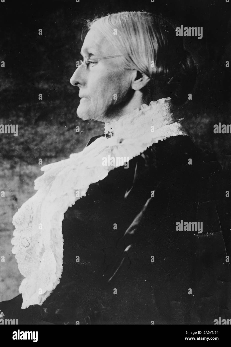 Susan B Anthony 1865 A Prominent American Civil Rights Leader Who