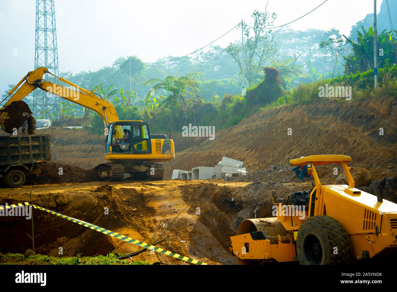 Street and highway construction hi-res stock photography and images - Alamy
