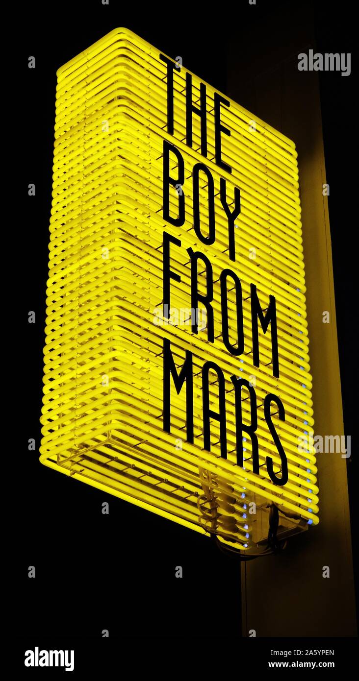 Boy from Mars' neon sign by Philippe Parreno (1964) French artist ...