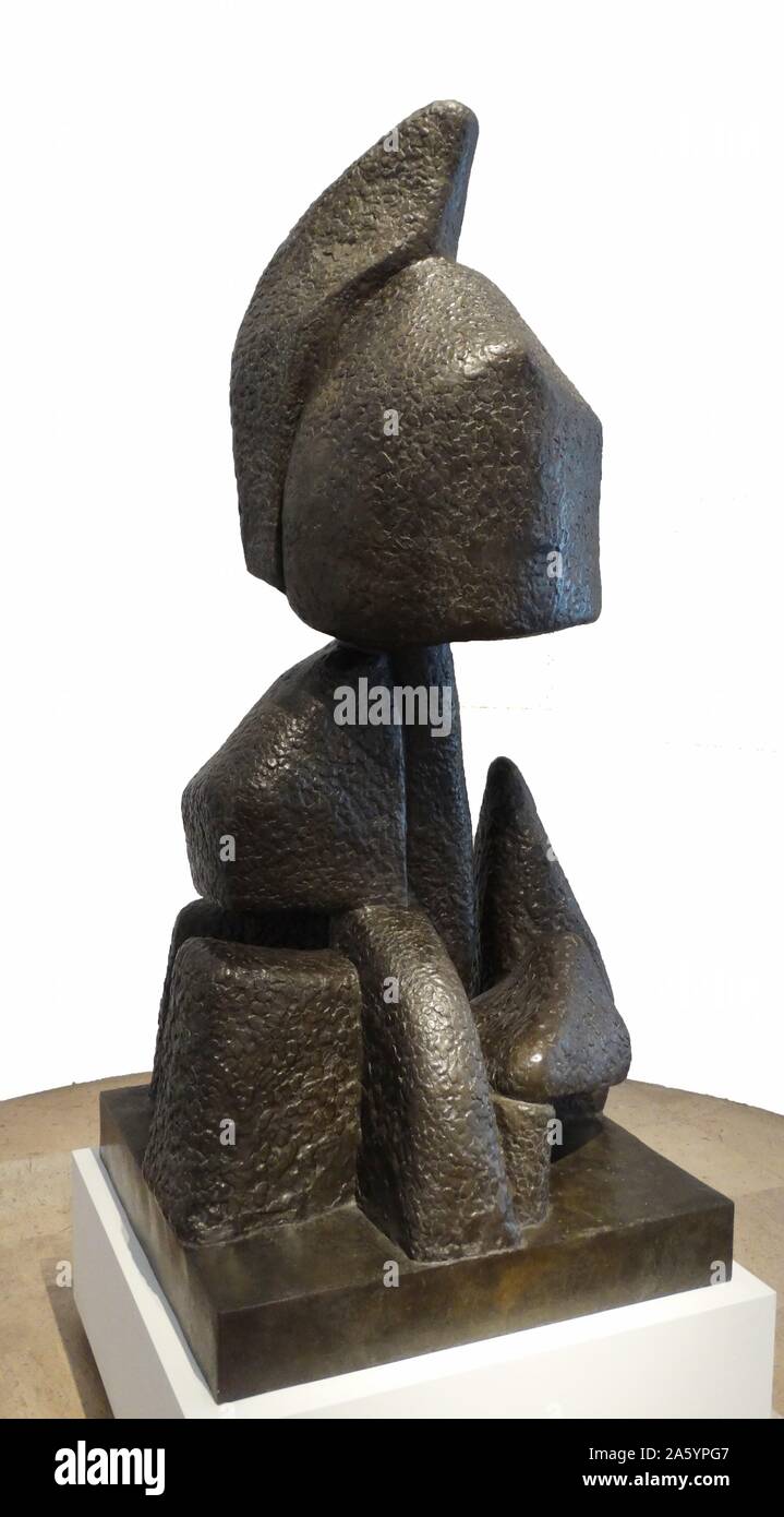 Bronze statue titled 'Composition' by Otto Freundlich (1878-1943 ...