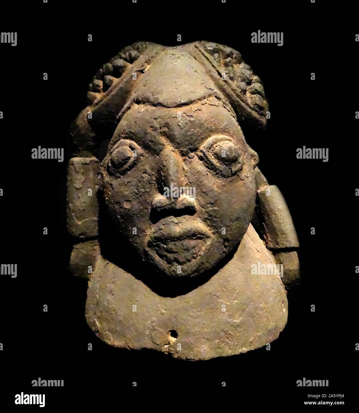 Mask from a secret society, Alaling. From Cameroon Stock Photo - Alamy