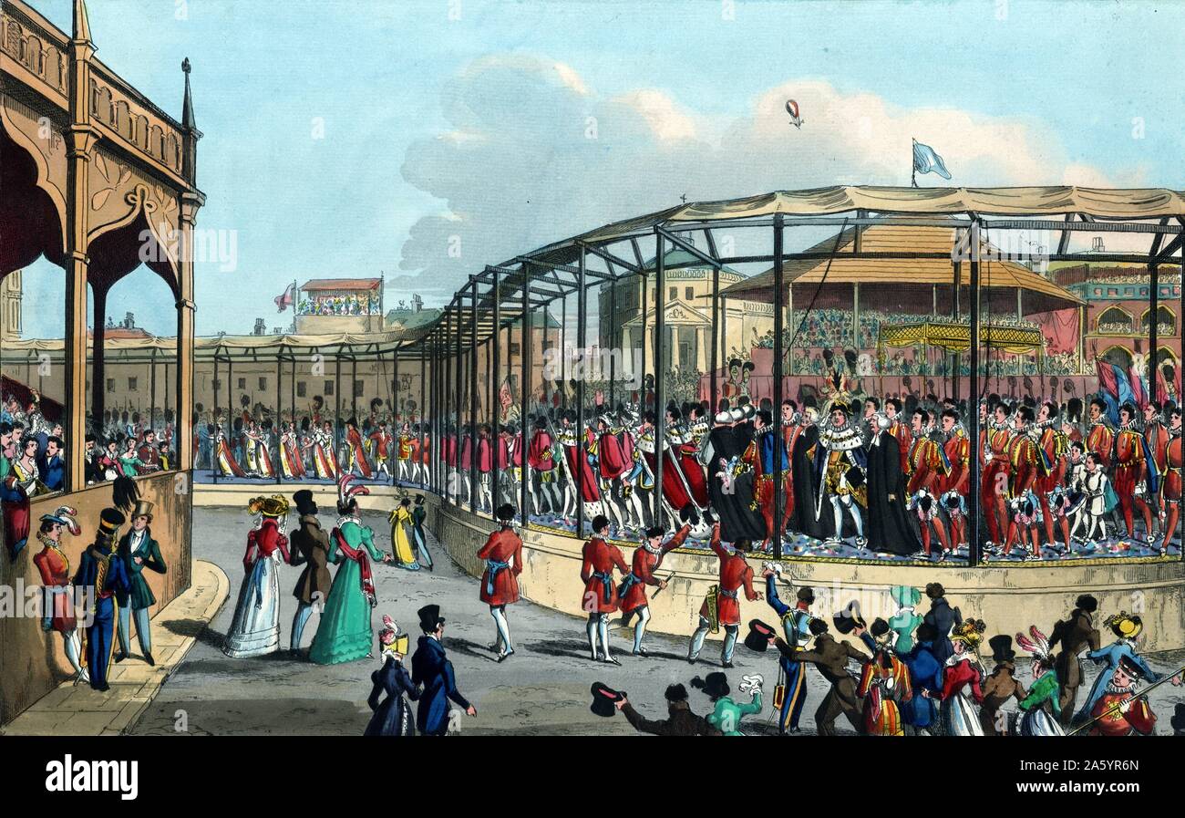 The procession of king george iv hi-res stock photography and images ...