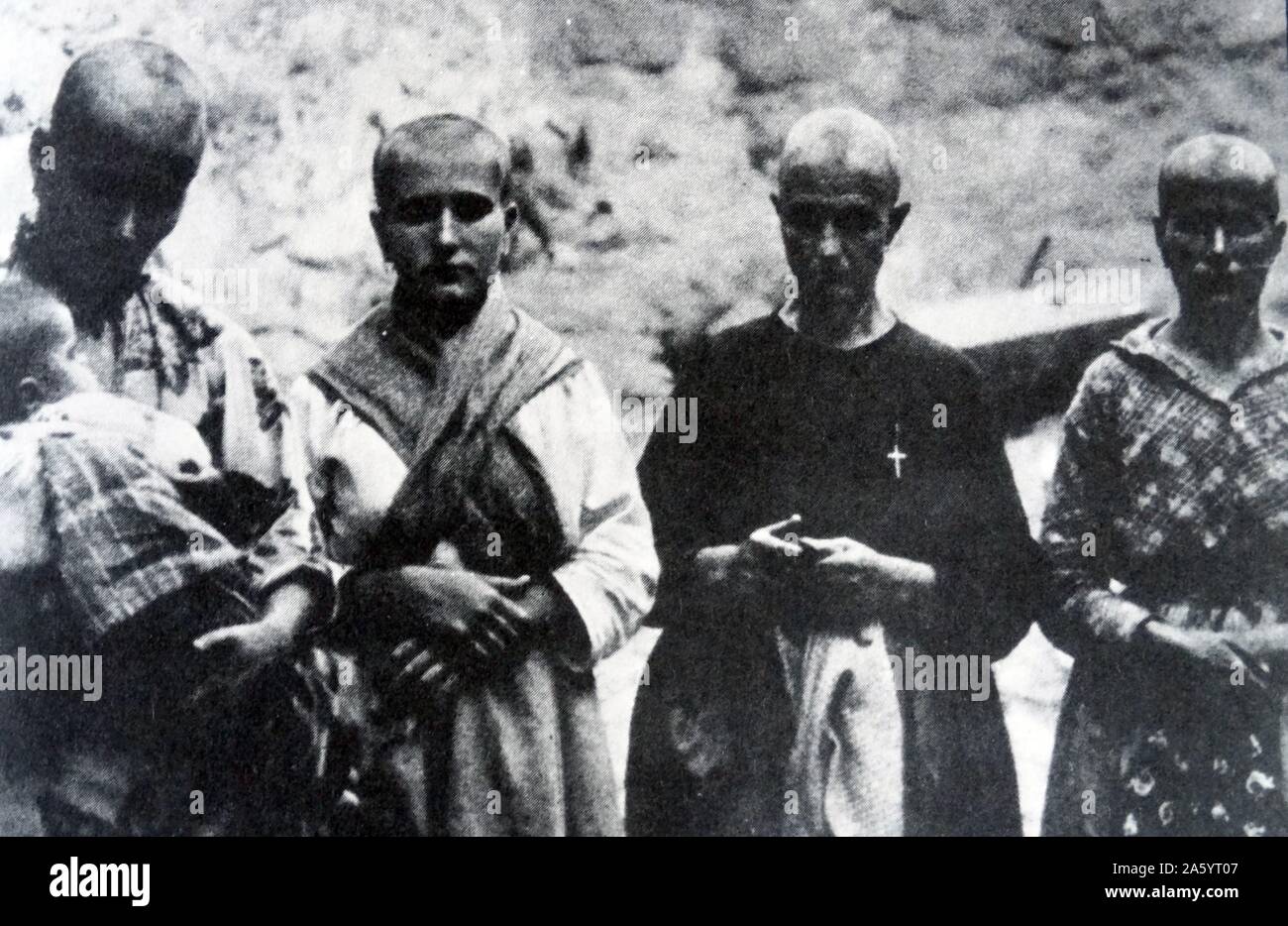women who had their heads shaved in Toledo, for being relatives who ...