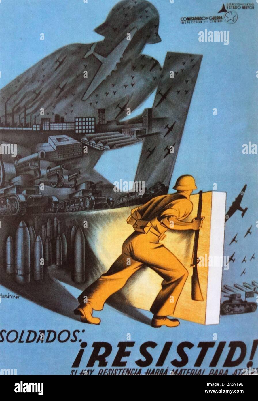 Spanish civil war poster hi-res stock photography and images - Alamy