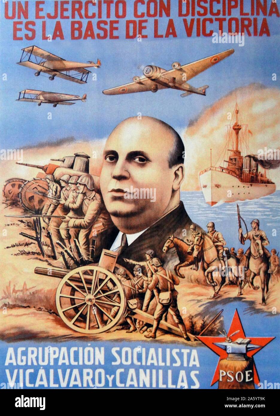 Republican propaganda poster ( during the Spanish Civil War), declaring ...