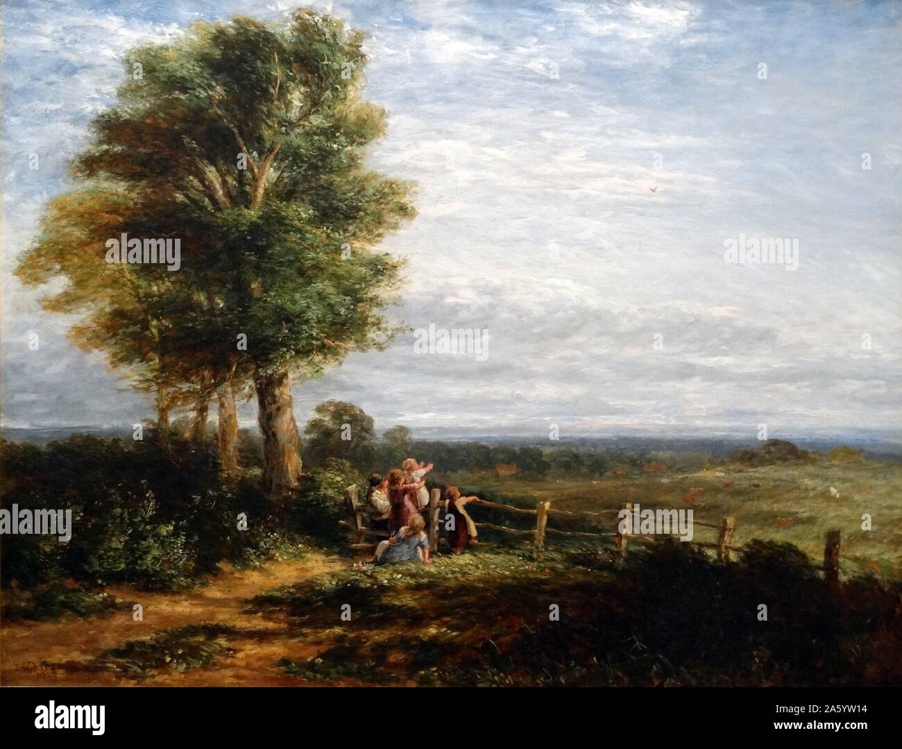 The Skylark by David Cox (1783-1859) English landscape painter. Dated ...
