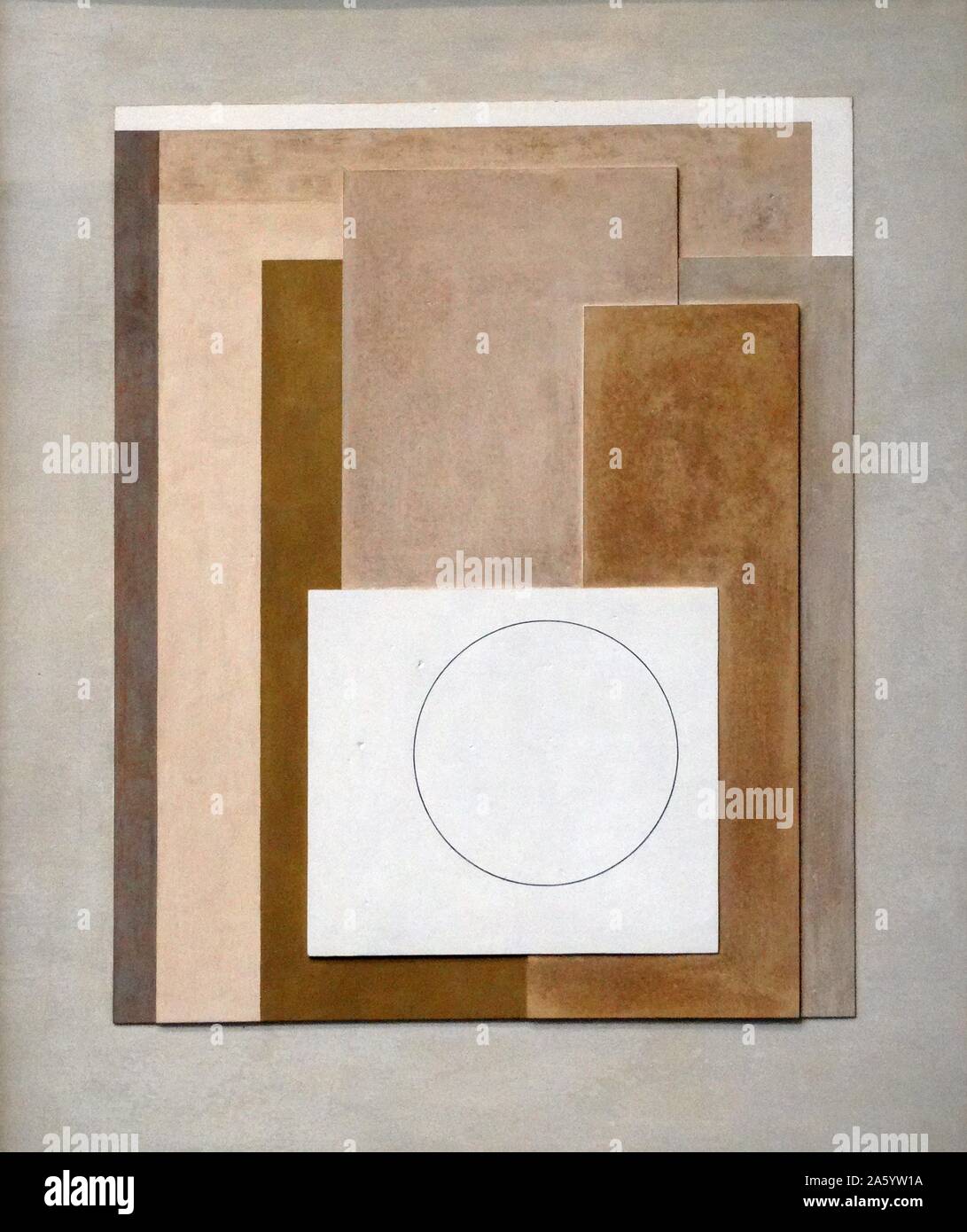 Ben Nicholson (1894-1982) Construction, 1945 Painted wood relief Stock ...