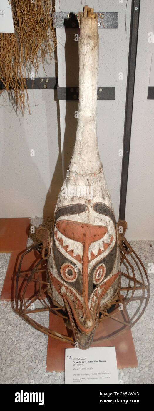 Kovave Mask from Orokolo Bay, Papua New Guinea, by the Western Elema ...