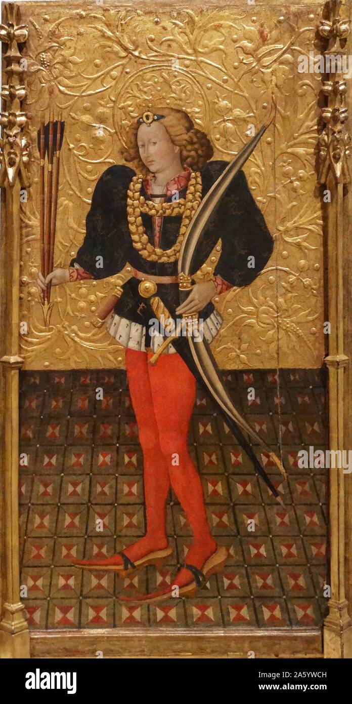 Altar of Saint Jerome, Saint Martin and Saint Sebastian by Jaume Ferrer ...