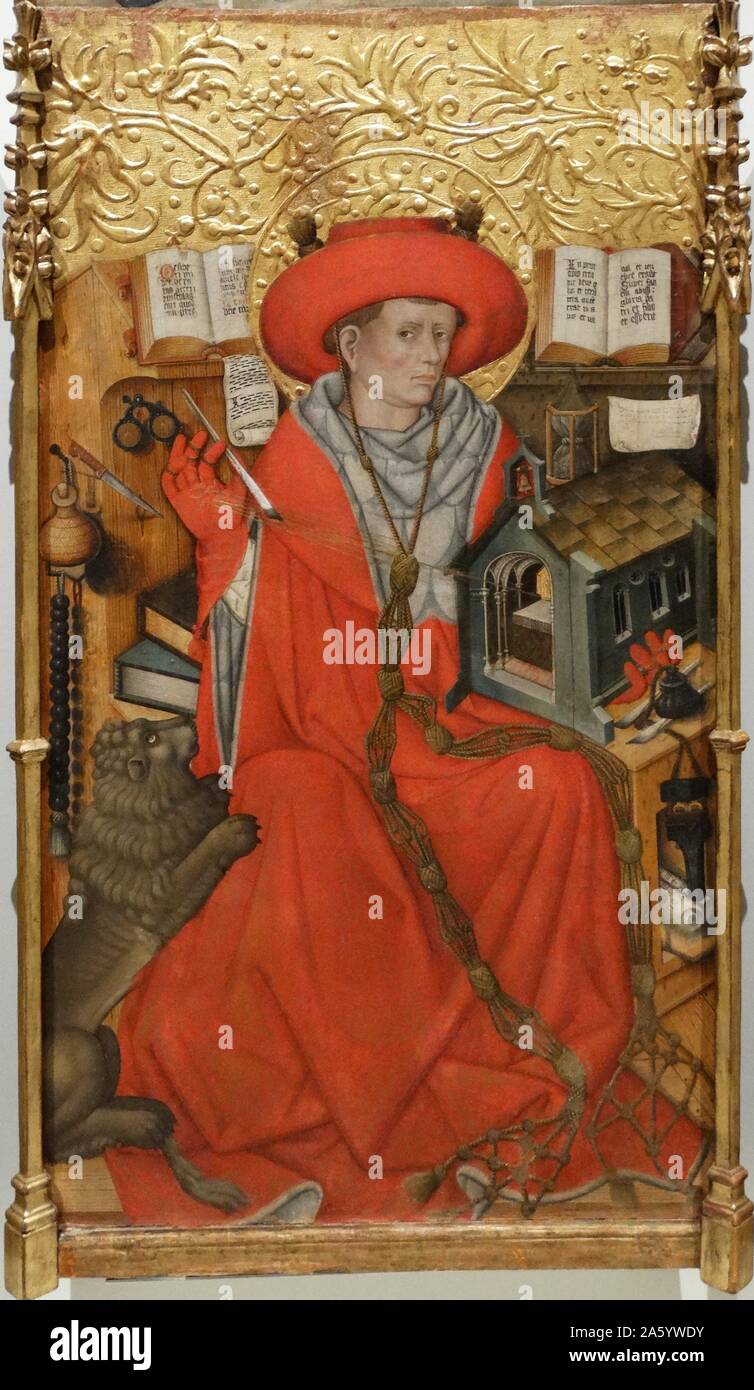 Altar of Saint Jerome, Saint Martin and Saint Sebastian by Jaume Ferrer ...