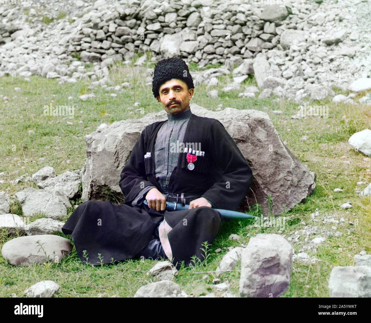 A resident of Dagestan in traditional dress (picture from the early ...