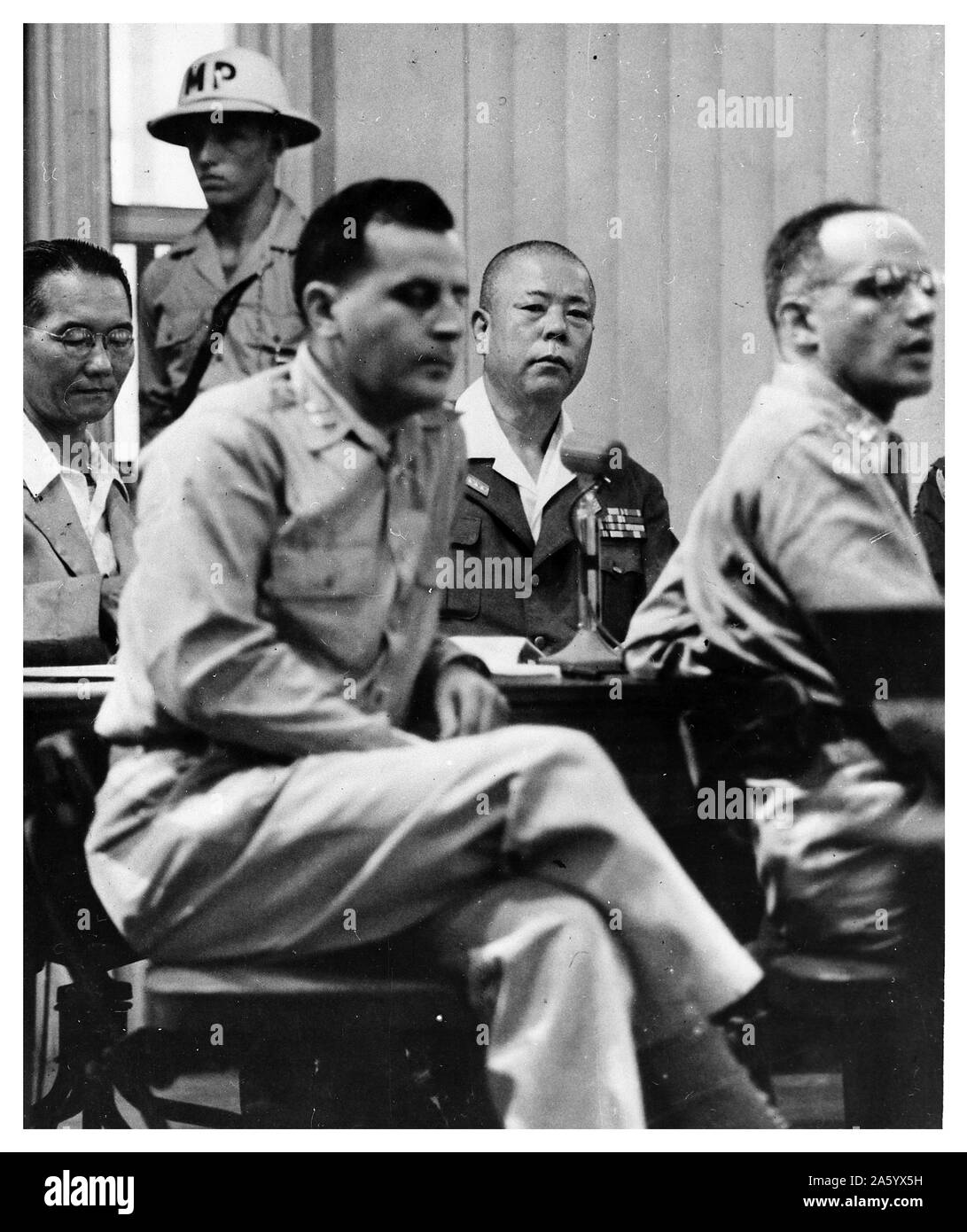Japanese war crimes trial hi-res stock photography and images - Alamy