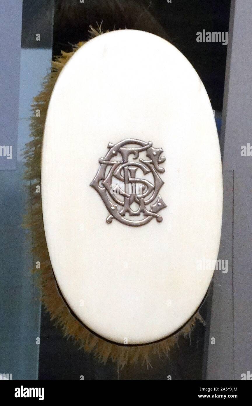 Winston churchill british prime minister politician hairbrush monogram ...