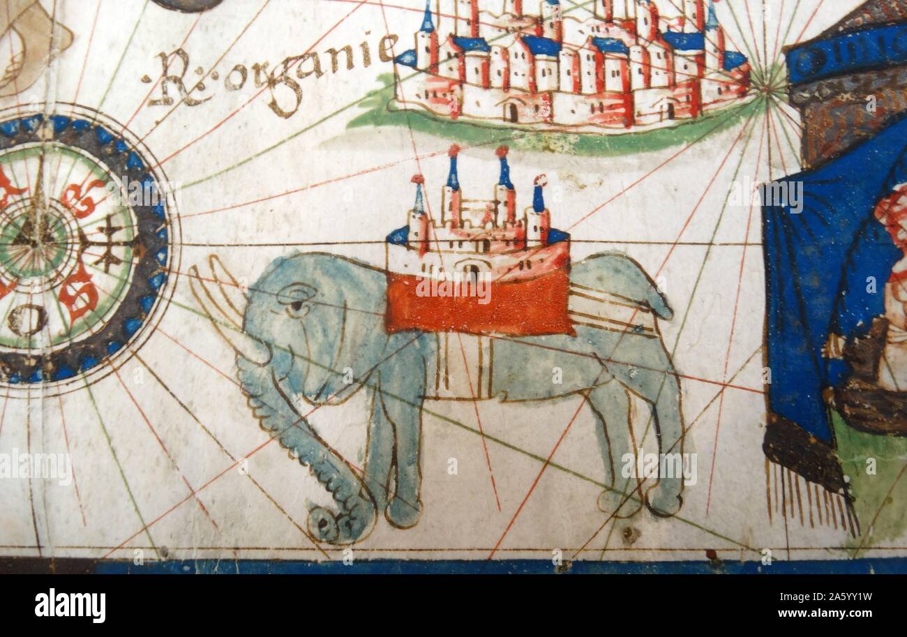 Renaissance map europe jacopo russo detail cartography geography ...