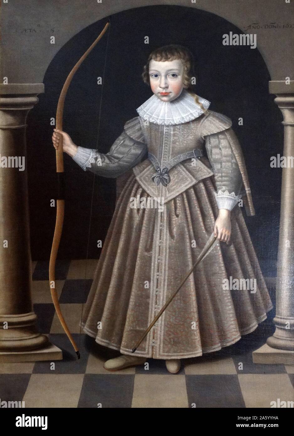 Painting titled 'A Boy of the Howard Family' part of the Suffolk ...