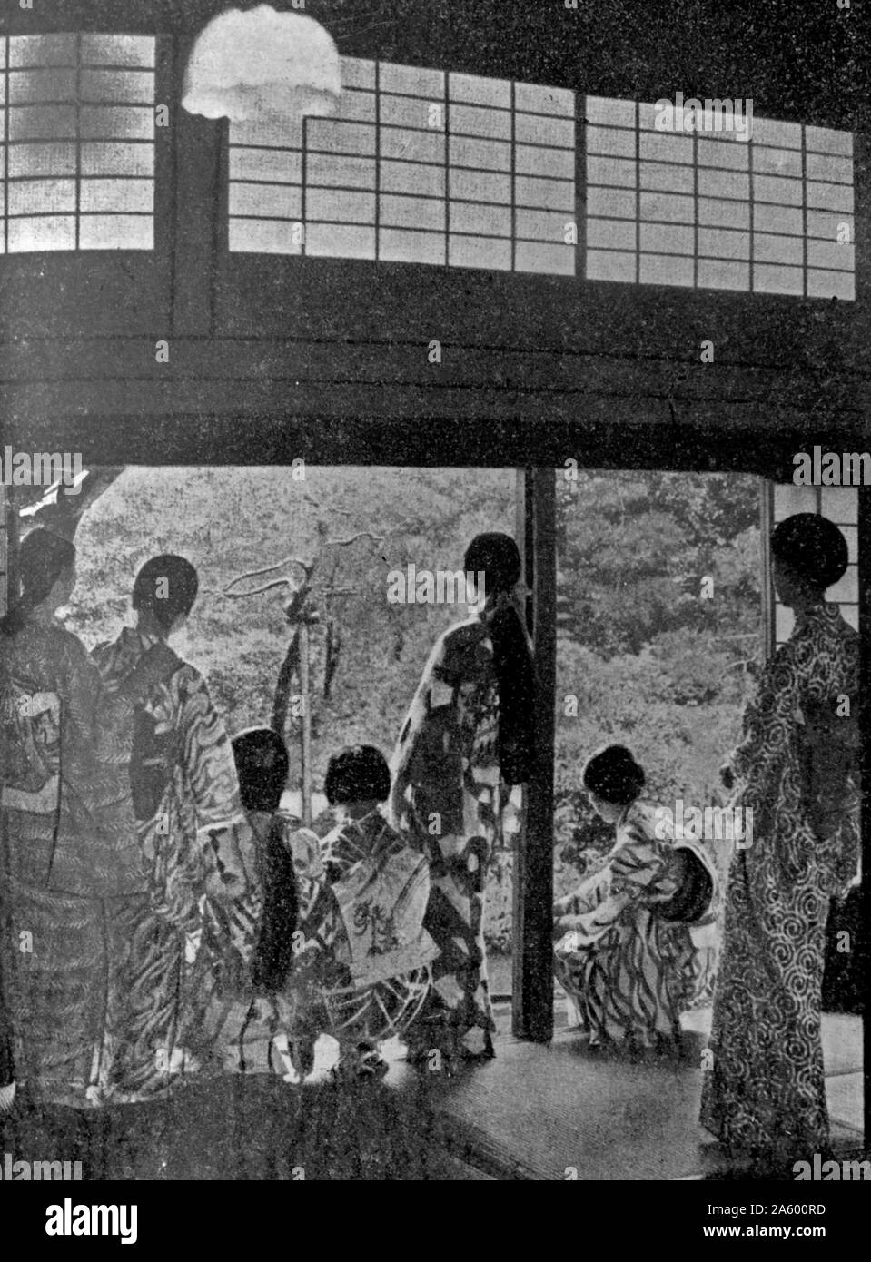 Painting depicting Black and White Stock Photos & Images - Alamy