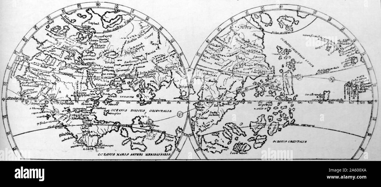 15th century world map hi-res stock photography and images - Alamy