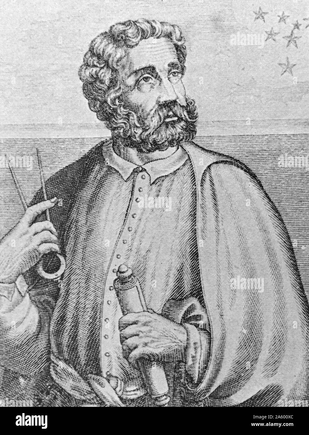 Portrait of Ferdinand Magellan (1480-1521) a Portuguese explorer who ...