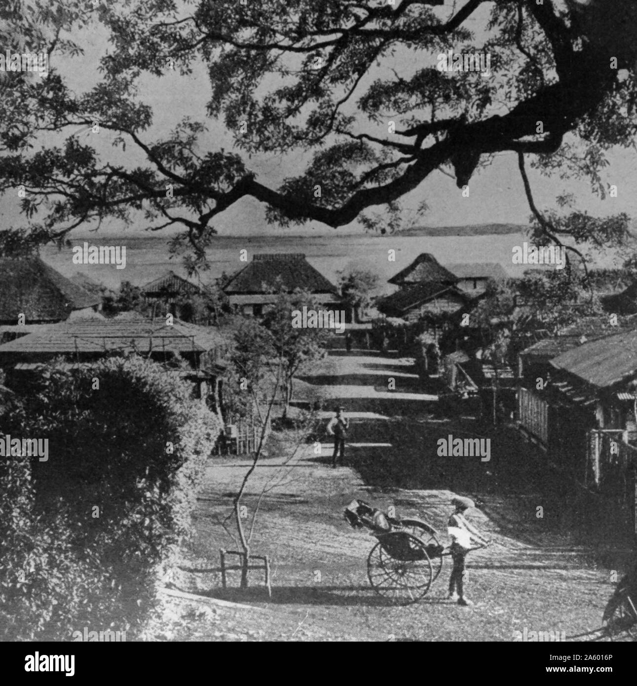 Mississippi Bay; where commodore Perry came (1854) opening Japan to the ...