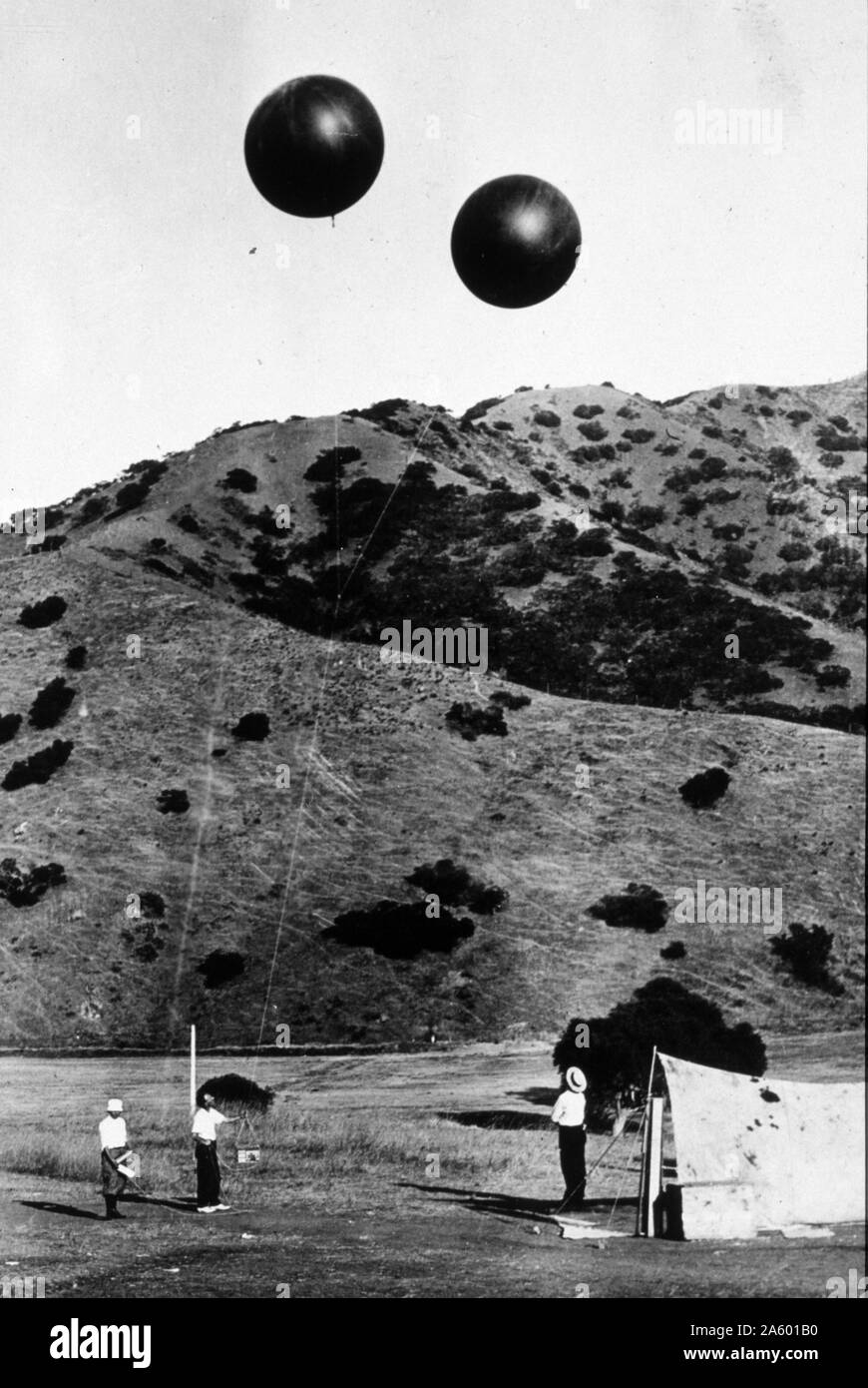 Balloon research Black and White Stock Photos & Images - Alamy