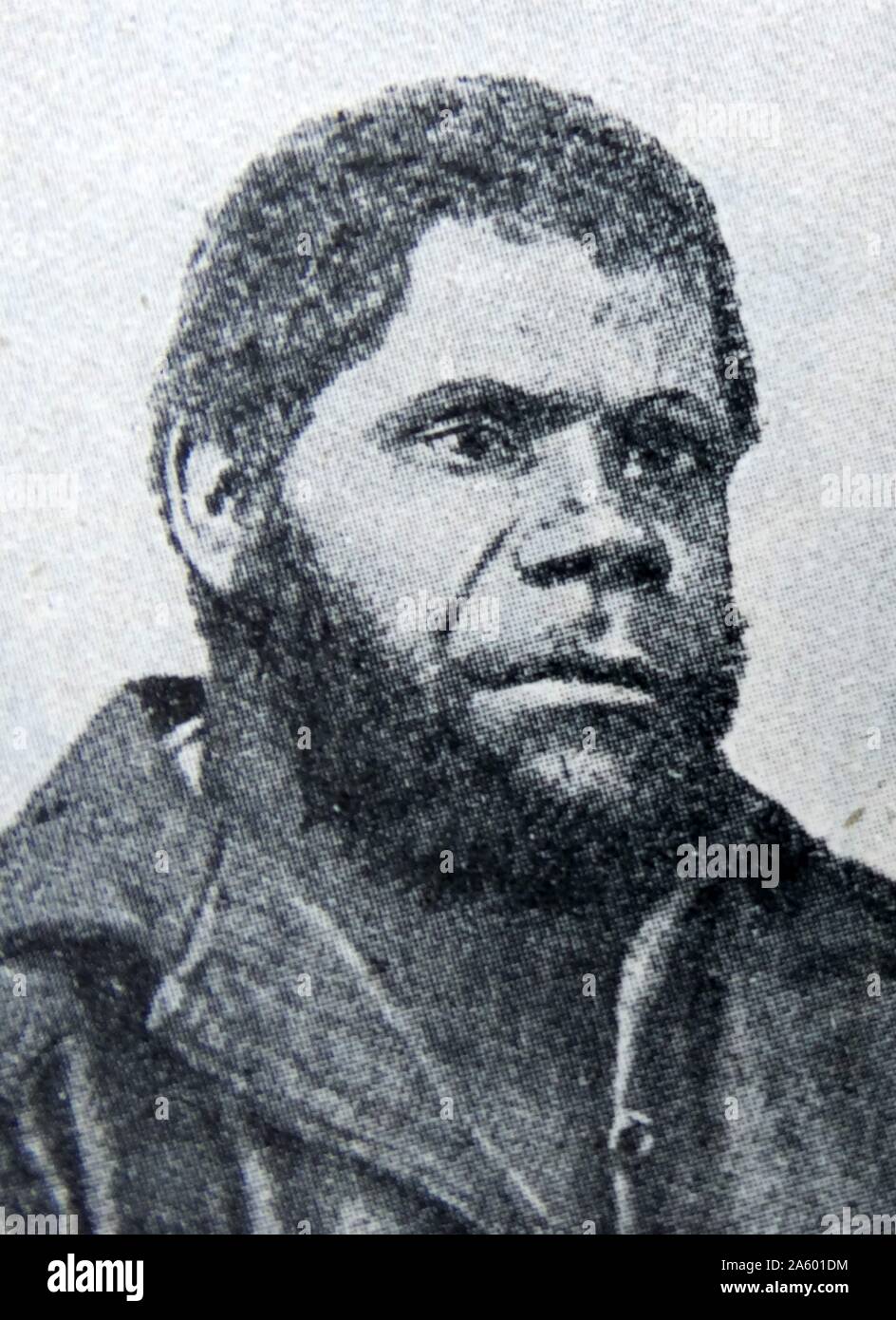 King Billy or William Lanne, the last male Tasmanian aborigine who died ...