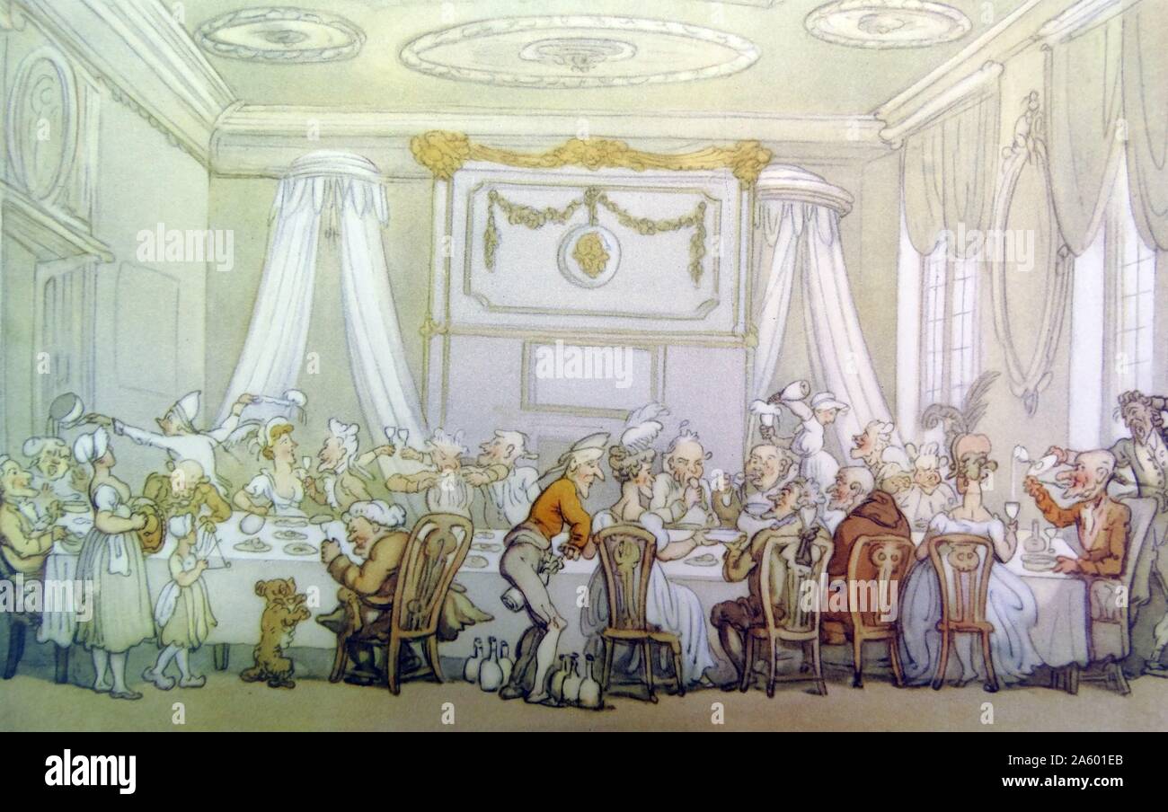 The French Ordinary or Table D'Hote in Paris Stock Photo - Alamy