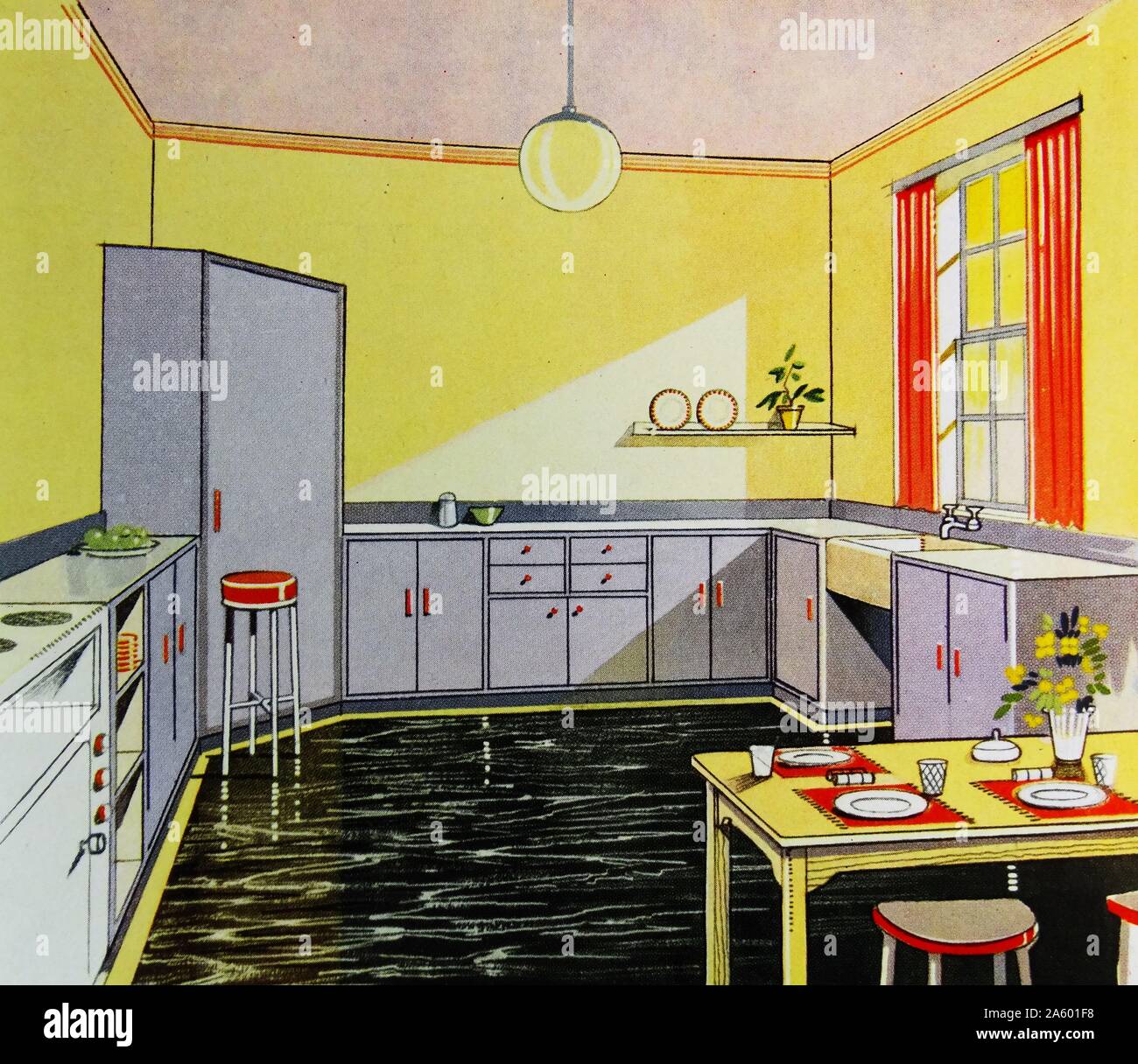 Colour scheme for transforming a dingy kitchen into a bright and ...