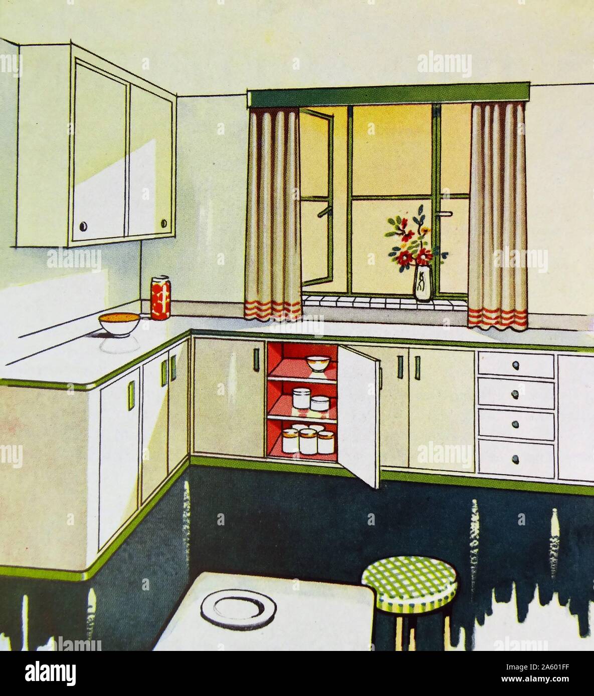 Colour scheme for transforming a dingy kitchen into a bright and ...