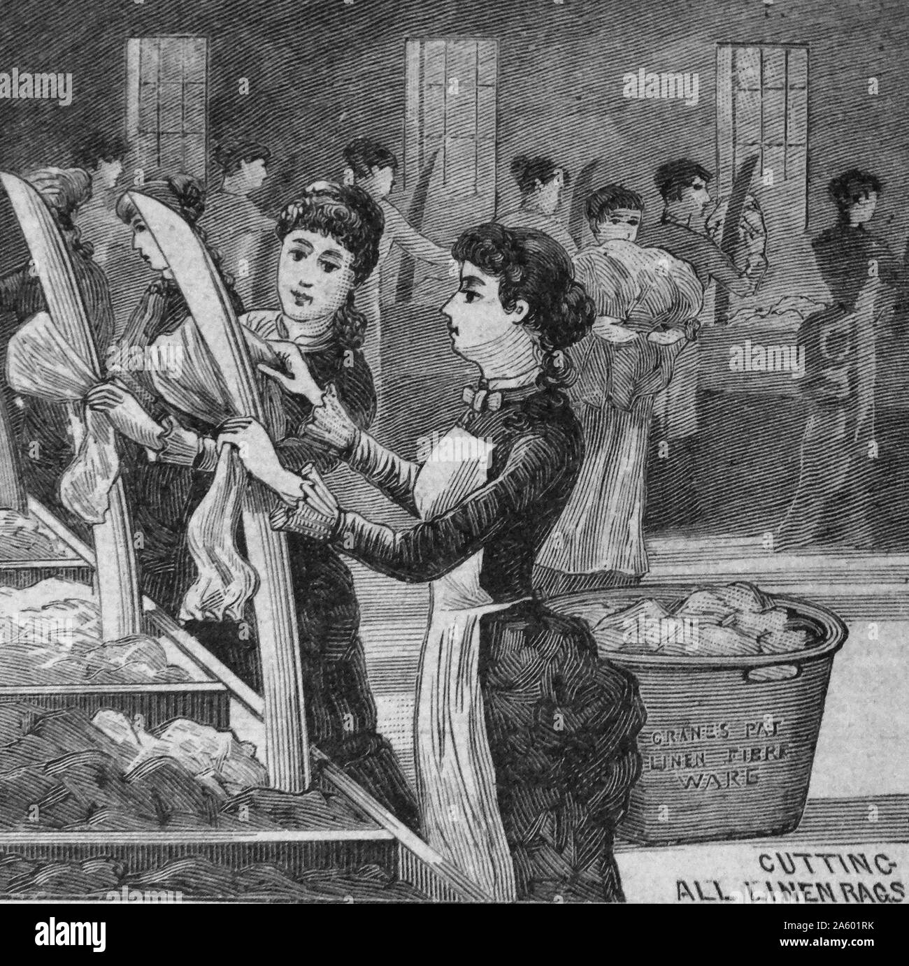 19th century women working Black and White Stock Photos & Images - Alamy