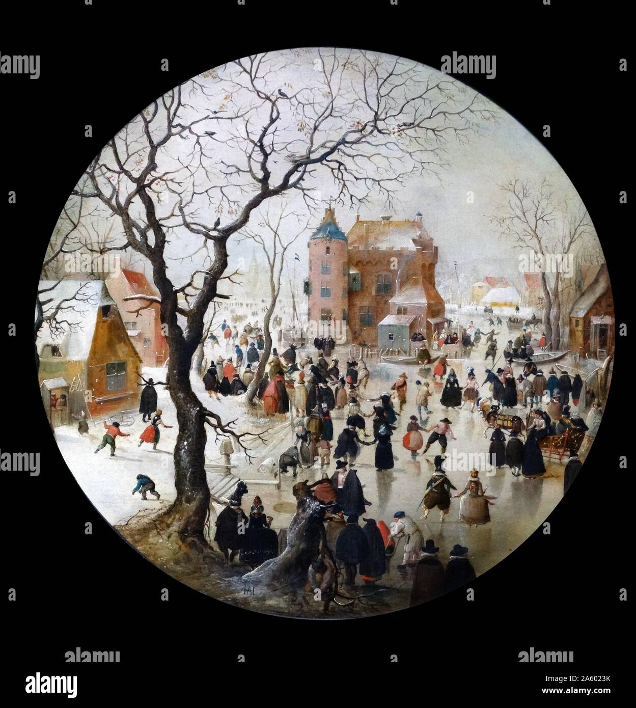 Winter scene painting hi-res stock photography and images - Alamy