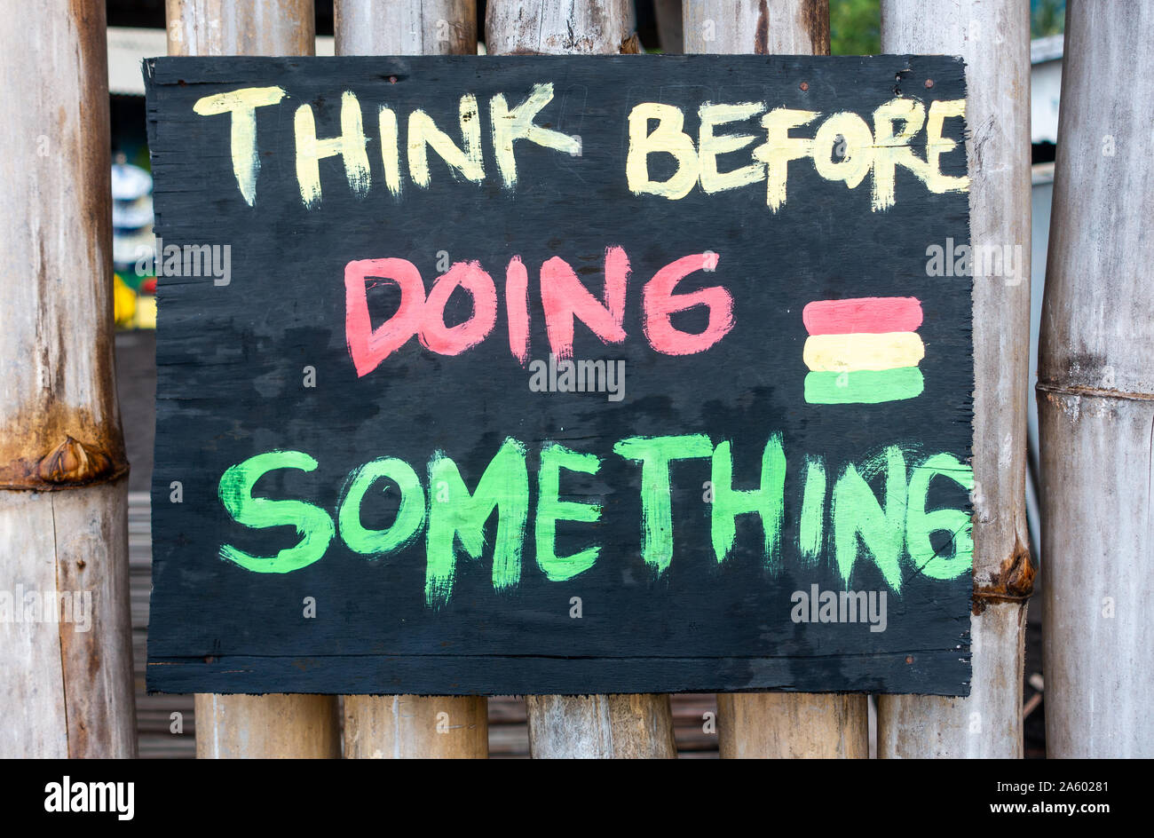 Think before doing something Stock Photo - Alamy